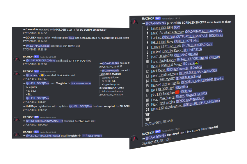 All-In-One Scrim Automation Bot